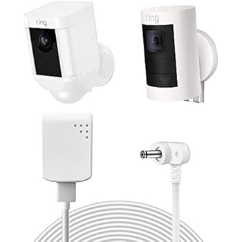 Amazon.com: Power Adapter and Charging Cable Compatible with Ring ...