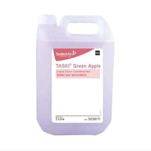 Diversey Taski Green Apple Liquid Odour Counteractant Air Freshener (5 ...