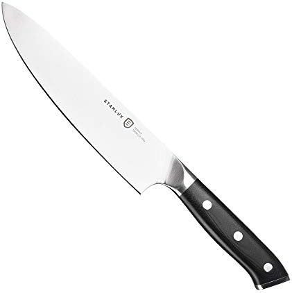 Chef Knife by Stahlux - 8 inch German Stainless Steel Blade with Razor ...