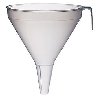 Amazon.com: Large Industrial-Size Polypropylene Funnel, 4.5 L ...