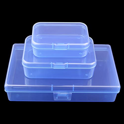 Thintinick 24 Pack Rectangular Plastic Storage Containers Box with ...