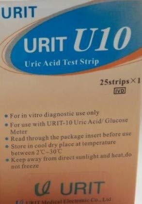 URIT-10 Uric Acid Test Strip(25 Pcs/vial) | Guatemala Digital ...