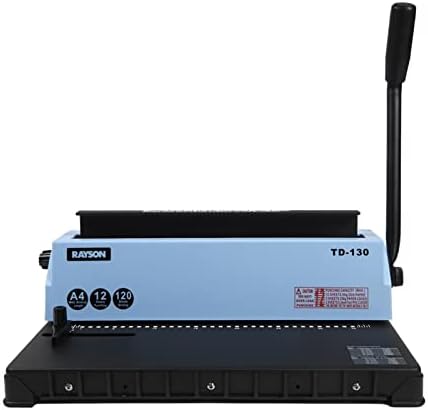 سعر Rayson Wire Binding Machine TD-130, Double Wire Binder, 120 Sheet Capacity, 34 Holes, 3:1 ...