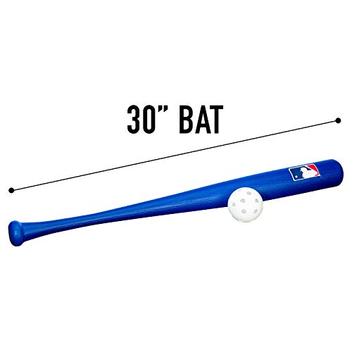 Franklin Sports Plastic Baseball Bat + Ball Set - MLB Kids Lightweight ...