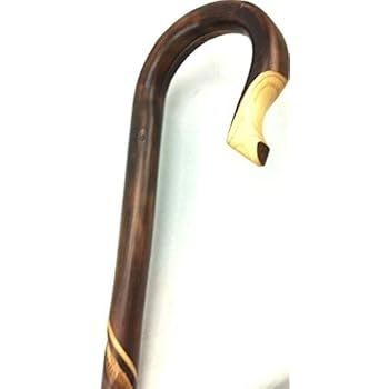 Amazon.com: Premier 1 Supplies Jambis 54" Chestnut Shepherd's Crook for ...