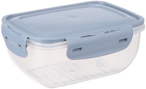 سعر طقم علب حفظ طعام كوك اند لوك مستطيلة بغطاء ملون من بيجر، أزرق، 800 ...