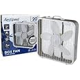 Amazon.com: Aerospeed 20" 3 Speed Box Fan, 20" x 20" x 2.1" (LxWxH), 5W ...