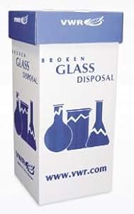 Amazon.com: Floor Disposal Box - VWR Broken Glass Disposal Carton ...