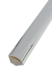 Chrome 15mm Quadrant Trim - 2.6m Silver Quadrant: Amazon.co.uk: Kitchen ...