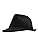 100% Polyester Soft Black Gangster Mobster Fedora at Amazon Men’s ...