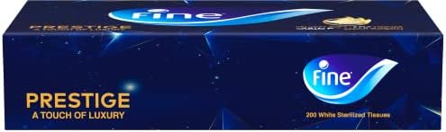 Fine - prestige facial tissue 200 sheets x 3 layers sterilized tissue ...