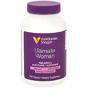 Amazon.com: Ultimate Woman Multivitamin, High Potency Multi with Green ...