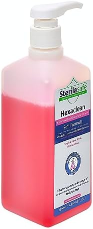 Sterilasafe HexaClean, Antiseptic, Antibacterial Skin Cleanser ...