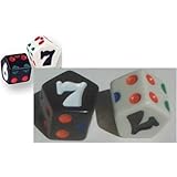 Amazon.com: GameScience: D7 Opaque White Dice (7-sided die): Toys & Games
