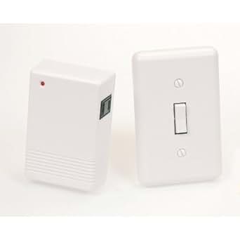 Amertac Wireless Remote Control Wall Mounted Switch & Plug-In Receiver ...