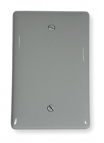Blank Box Mount Wall Plate, 1 Gang, Gray in Oman | Whizz Wall Plates ...