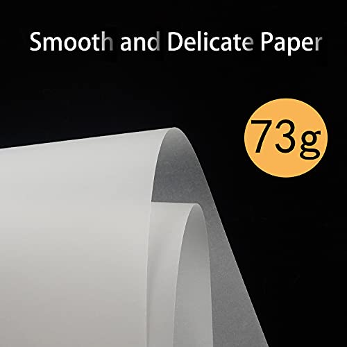 Vellum Paper 8.5x11 Translucent Printable Tracing Paper For Drawing 150 ...