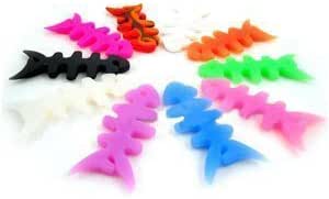 Amazon.com: Fishbone Smart Wrap 5-Pack for Headphones, Small Cables ...