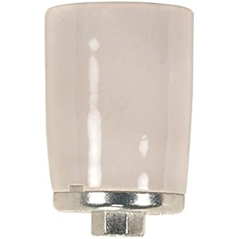 Satco 90-445 Terminal Keyless Glazed Porcelain Ceiling Receptacle ...