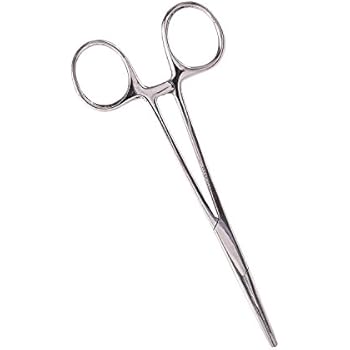 Amazon.com: Wise HEMOSTAT Straight Kelly Forceps (5 3/4” / 145 mm ...