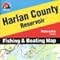 Harlan County Reservoir Fishing Map (Nebraska Fishing Map Series ...