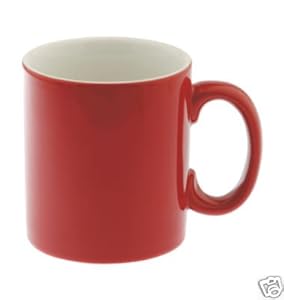 Huge 1 Pint Tea/Coffee Mug - Red: Amazon.co.uk: Kitchen & Home