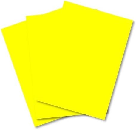 House of Card & Paper A4 80 GSM Coloured Paper – Yellow (Pack of 50 ...
