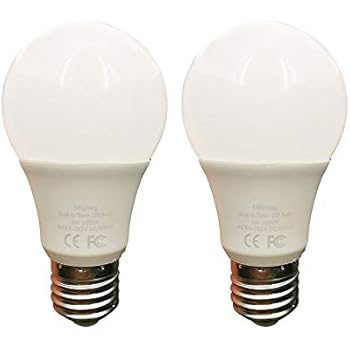 2 Pack Dusk to Dawn 5W LED Light Bulb 40 Watt Equivalent Soft White ...