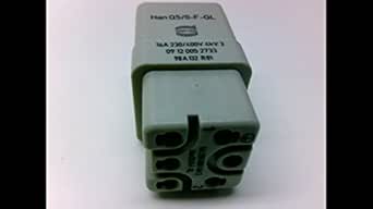 Harting Han Q5/0-F-Ql Industrial Connector 6 Pole Han Q5/0-F-Ql: Amazon ...