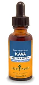 Amazon.com: Herb Pharm Kava Root Liquid Extract to Reduce Stress and Promote Relaxation - 1 ...