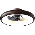 CIKASS Ceiling Fan with Lights Dimmable LED Reversible Blades Timing ...