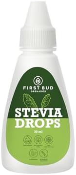 سعر First Bud Organics Pure Stevia Drops - 30ml | Zero Calorie, Natural ...