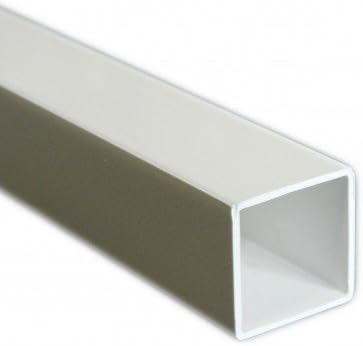 PVC Square Tube White - 15mm x 15mm x 1m- Buy Online in Botswana at ...