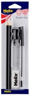 Helix Student Set Incl. Essentials: I6″/15cm Ruler, Ballpoint Pen ...