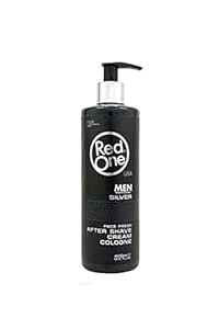 Amazon.com : Red One Silver After Shave Cream Cologne 400ml : Beauty