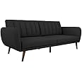 Amazon.com: Novogratz Brittany Sofa Futon - Premium Upholstery and ...