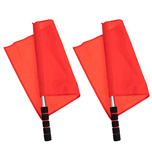 Mua Doitool Red Flag for Truck Loads 2Pcs Hand Flags with Stainless Steel Pole Match Red Flag ...