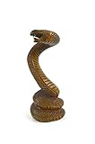 Lifesize King Cobra Snake Statue