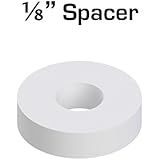 Amazon.com: Nylon Spacer 3/8" Thick, 1/2" OD 0.194" ID, 50 Pack for VEX ...