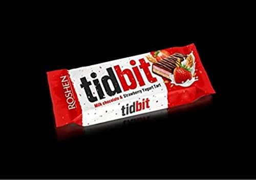 Roshen Tidbit R-503 Milk Chocolate with Strawberry & Yogurt Filling ...