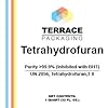Terrace Packaging Tetrahydrofuran (THF), ACS Grade, ≥99.9% Purity (3D ...