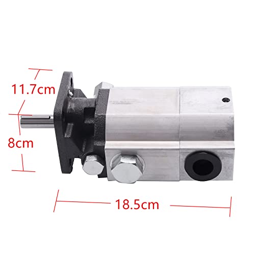 MOFANS Hydraulic Motor Pump 2 Stage 16 GPM Log Splitter Hydraulic Pump ...