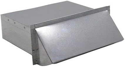 HVAC FAMCO 3-1/4x10 Inch Galvanized Steel Rectangular Wall Vent for ...