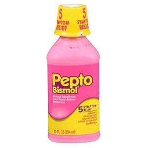 Amazon.com: Pepto Bismol Liquid Size: 12 OZ: Health & Personal Care