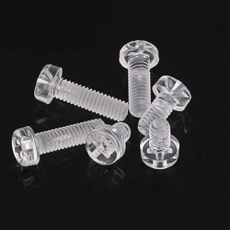 Screw 100pcs Transparent Acrylic PC Screw M3 M4 M5 M6 Acrylic Screws ...