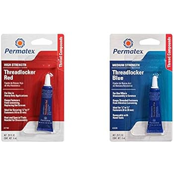 Amazon.com: Permatex 26240 Permanent Strength Threadlocker Red, 36 ml ...
