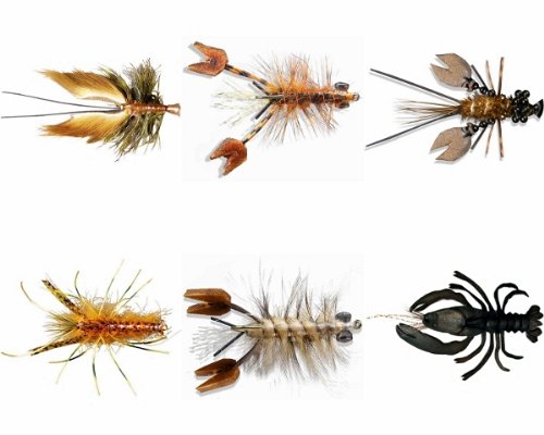 Crayfish - Crawfish - Crawdad Flies Assortment - MasterBasser