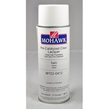 Mohawk Pre-Catalyzed Clear Lacquer -Satin Aerosol Spray Finish 13 oz (1 ...