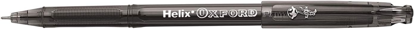 Helix Oxford Plus Gel Pens (x4 Pack Black Ink) with Plastic Free ...