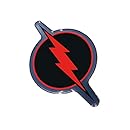 Amazon.com: Fan Emblems Reverse Flash Logo Car Decal Domed/Black/Red ...